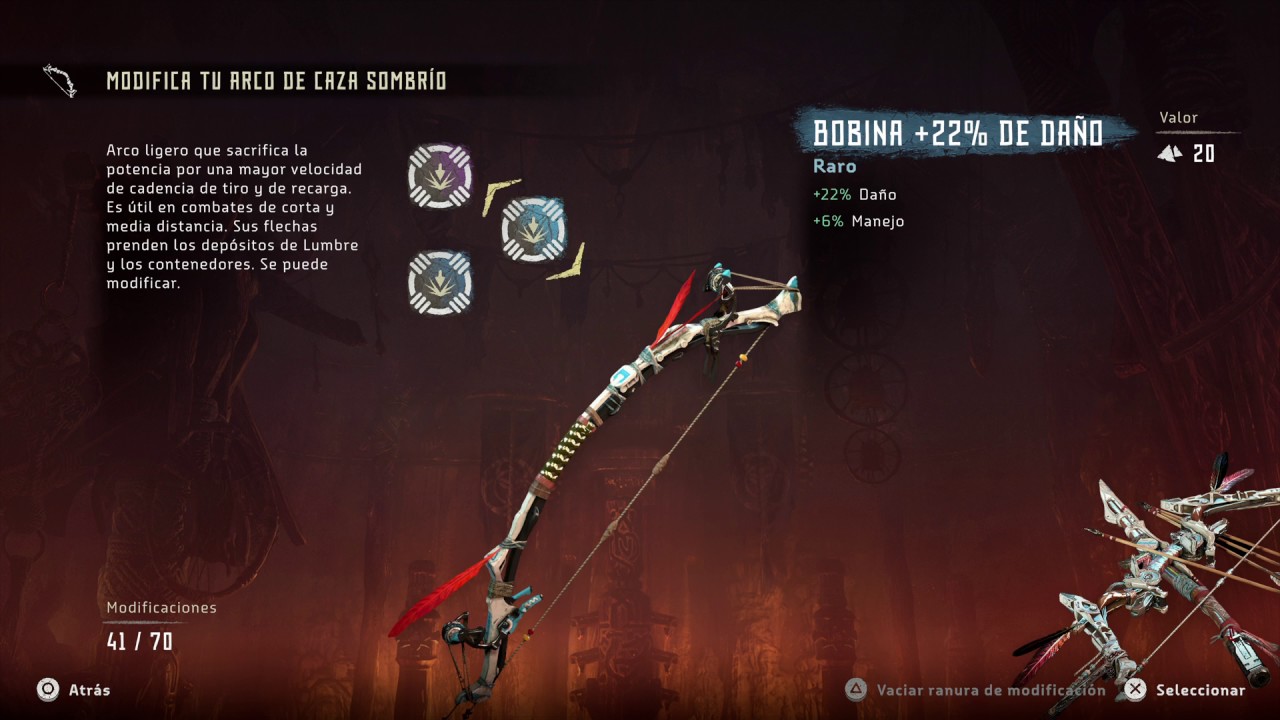 Horizon Zero Dawn™ Modificaciones en arco de caza sombrio - YouTube