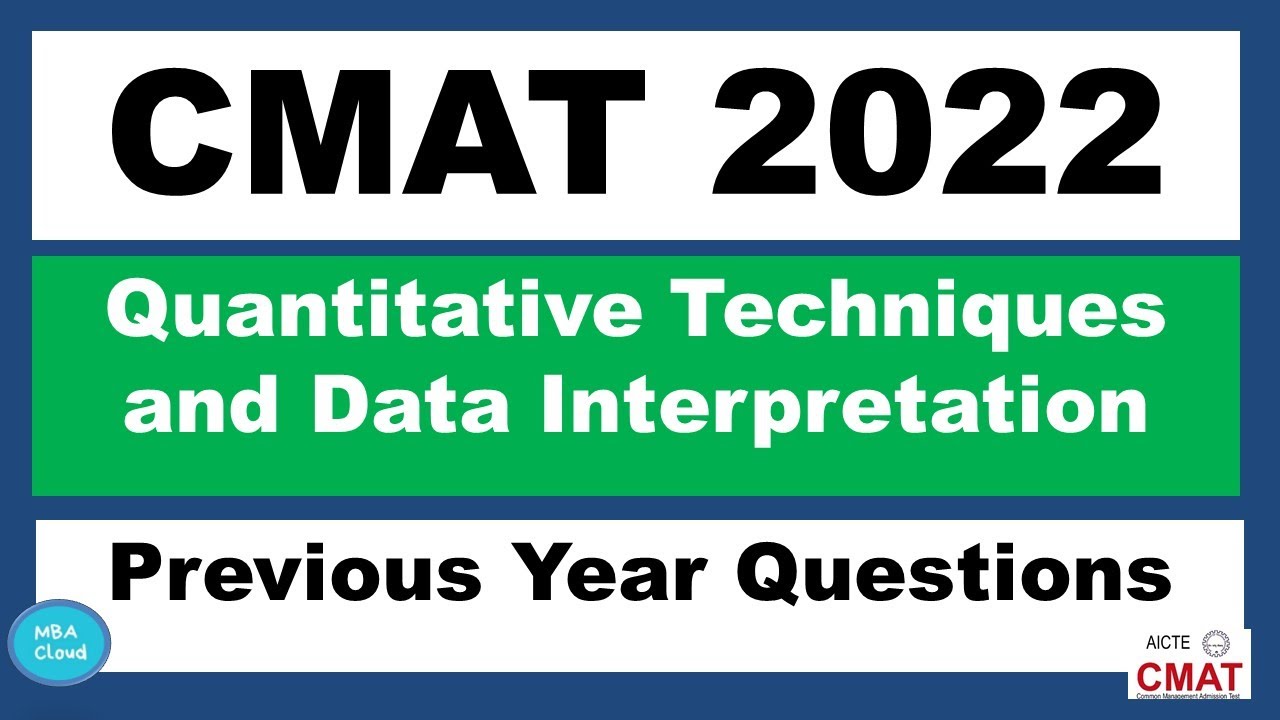CMAT Previous Year Questions| Data Interpretation - YouTube