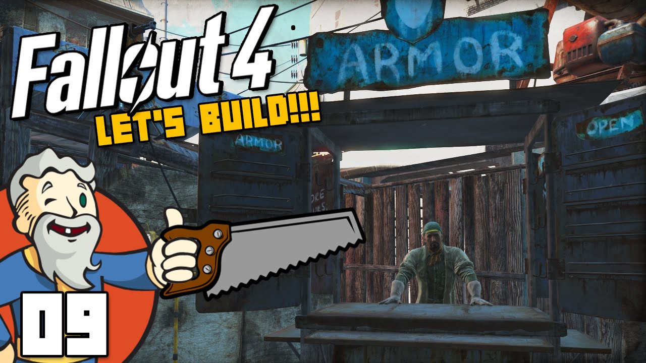 "MY NEW SHOPPING MALL!!!" Fallout 4 LET'S BUILD Part 9 - 1080p HD PC ...