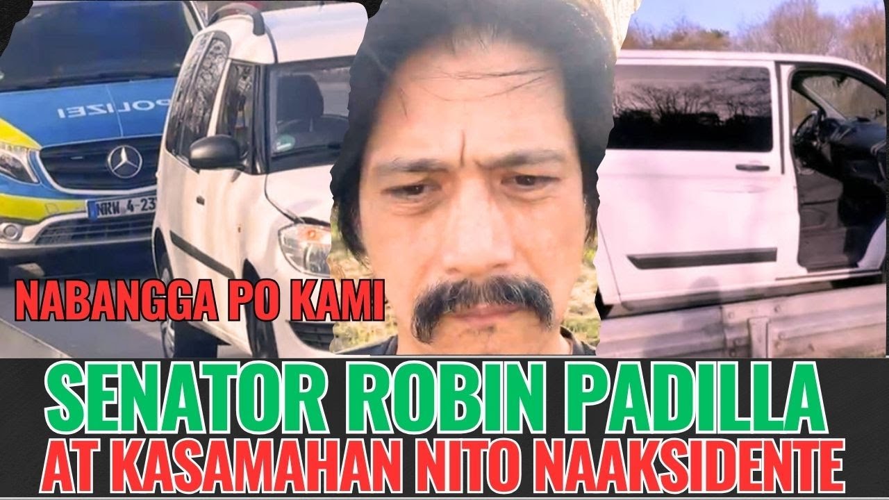 NABANGGA PO KAMI! SEN. ROBIN AT KASAMAHAN NITO AKSIDENTENG NABANGGA ANG ...