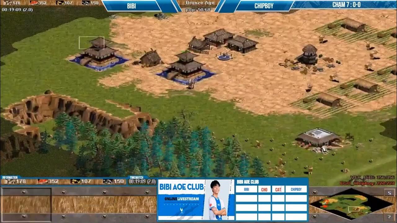 BiBi vs Chipboy | AOE Random | 23/11/2024 - YouTube