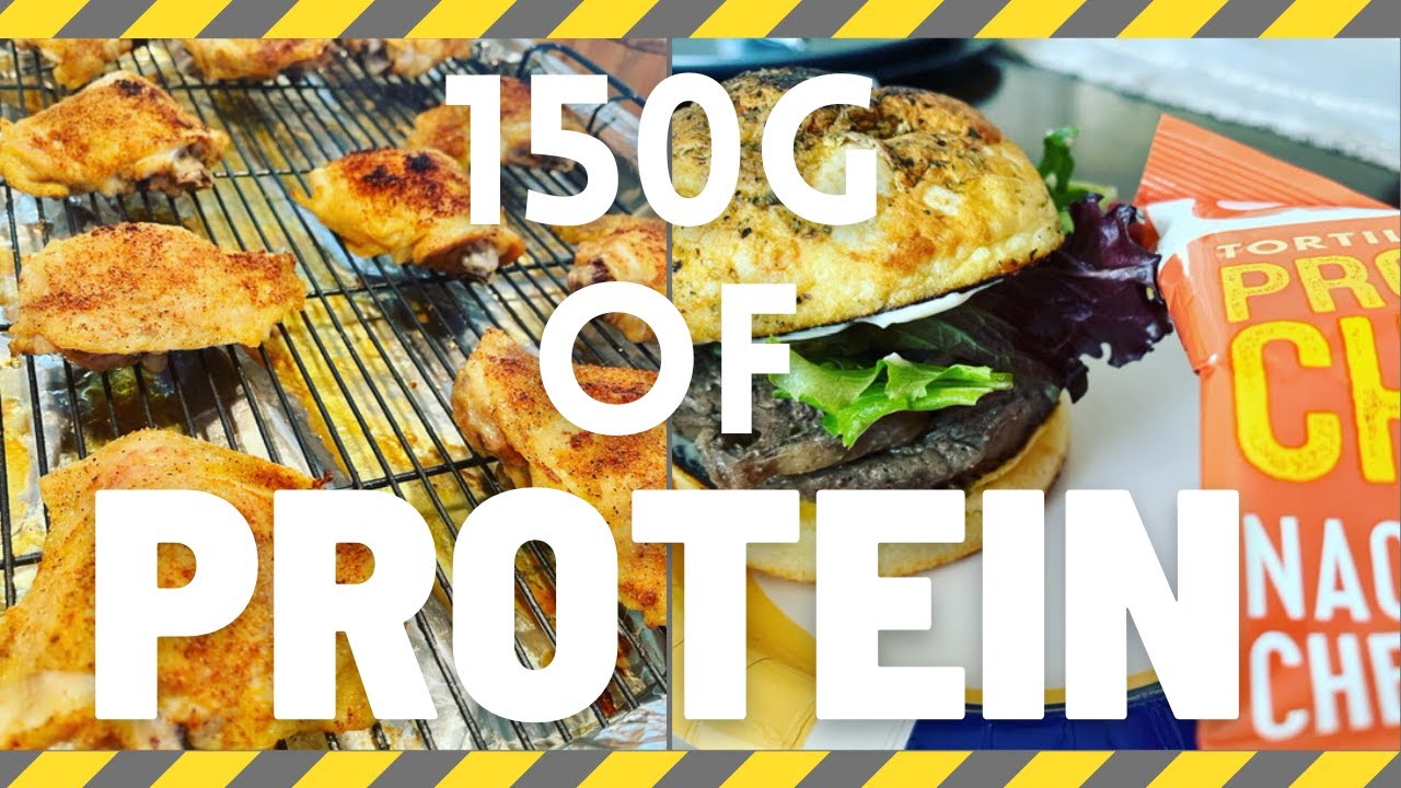 WHAT I EAT TO GET 150 GRAMS OF PROTEIN | My Keto Journey | VLOG - YouTube