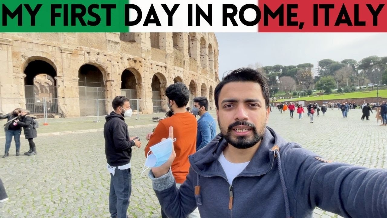 FIRST Day in ROME, Italy | Visited my 6th Wonder of World, Colosseum ...