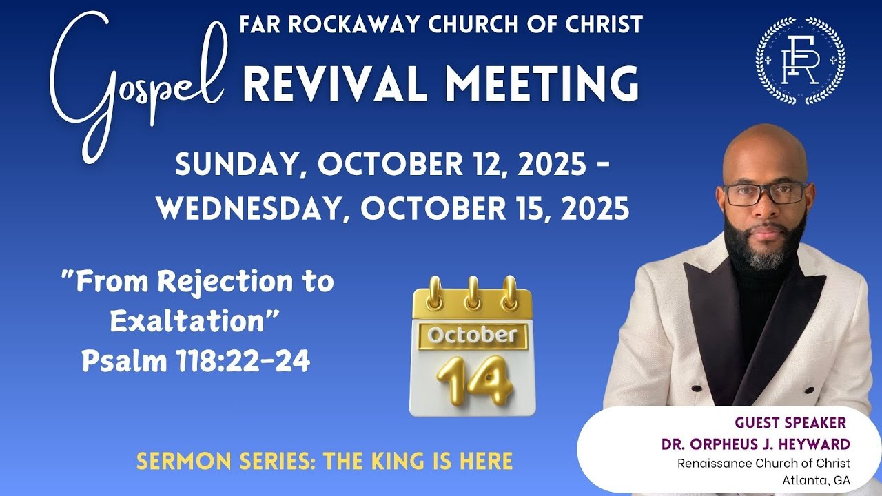 Gospel Revival featuring Dr. Orpheus J. Heyward - YouTube