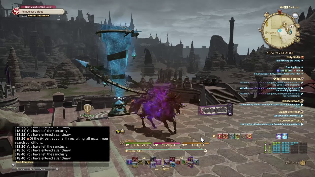 Final Fantasy XIV Sleipnir Glitch - YouTube