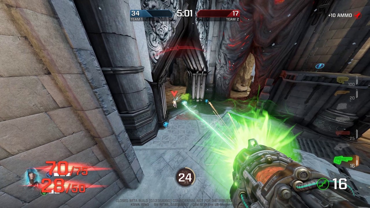 Quake Champions TDM with Nyx (60 fps 1440p) "Impressive" - YouTube