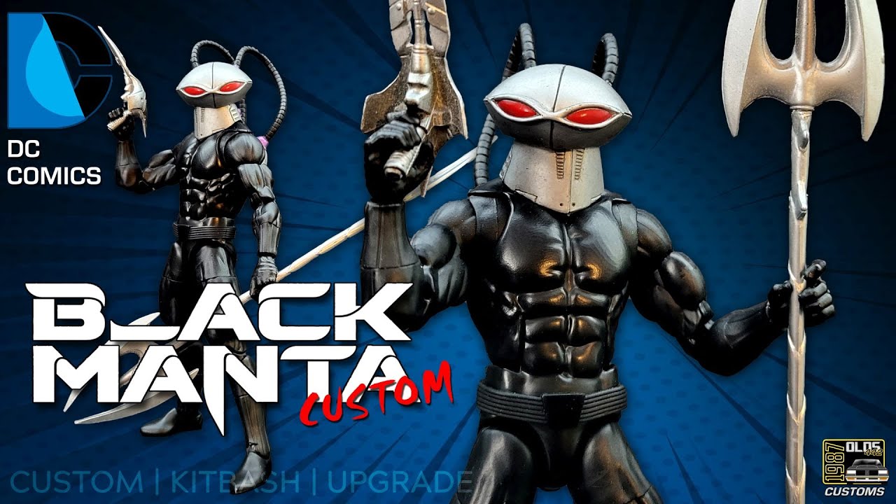 DC Comics Black Manta Custom in Marvel Legends Style | DC Multiverse ...