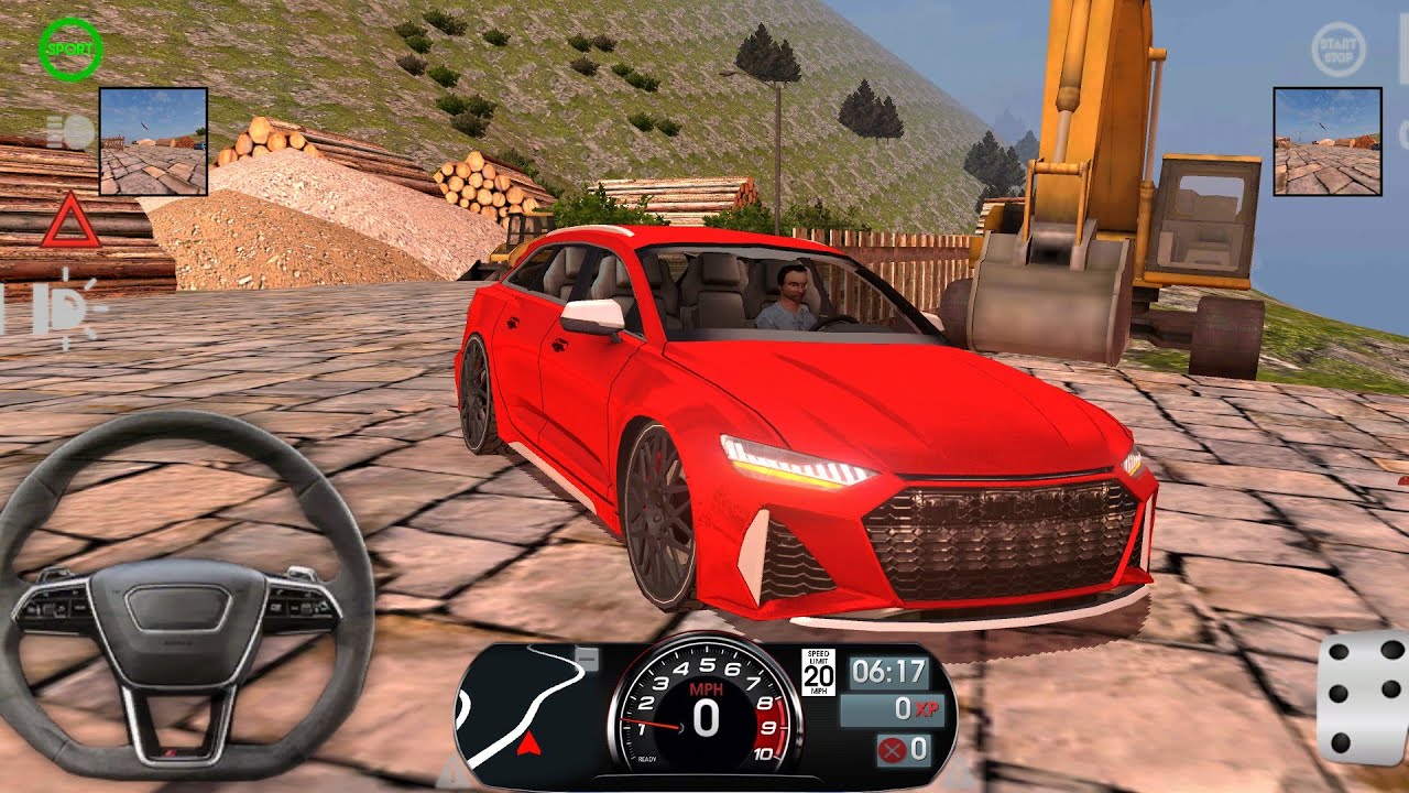 Ovilex Driving School Sim: Audi RS6 Fast Driving | Driving School Sim Audi RS6 Top Speed - YouTube