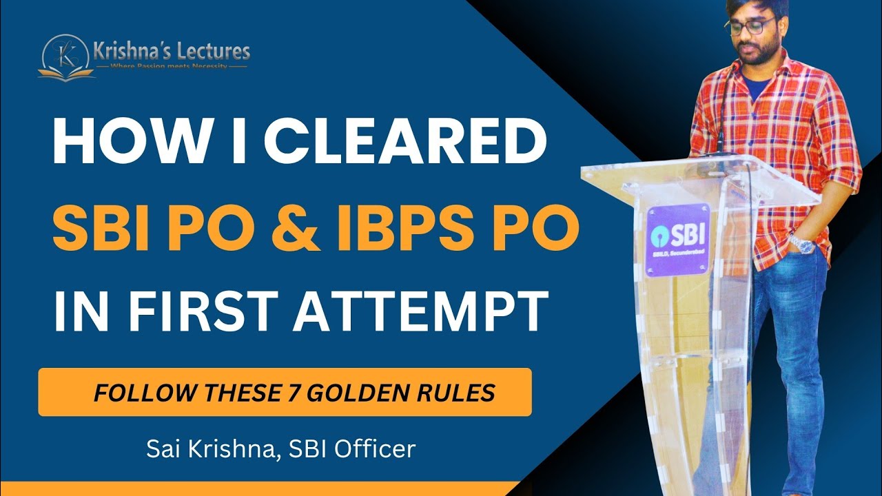 How I cleared SBI PO & IBPS PO in first attempt 💯🔥| Bank Exams preparation strategy - YouTube