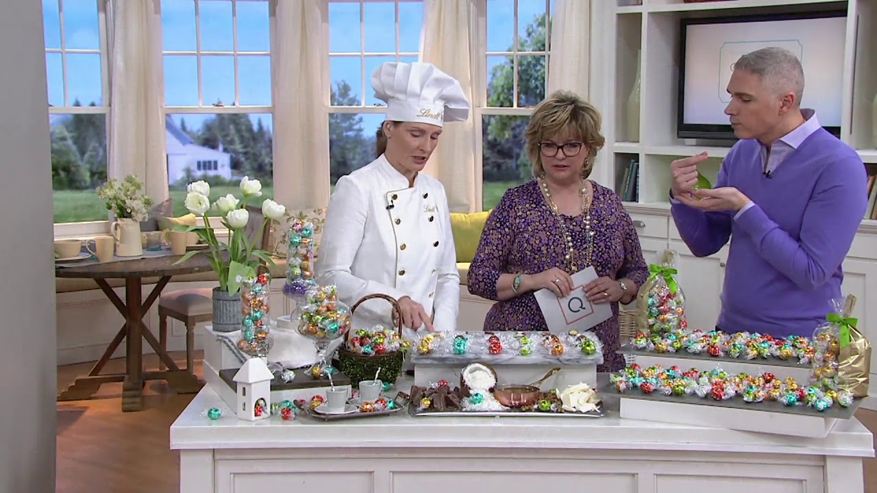 Lindt Lindor 120-Piece Spring Mix Truffle Assortment on QVC - YouTube