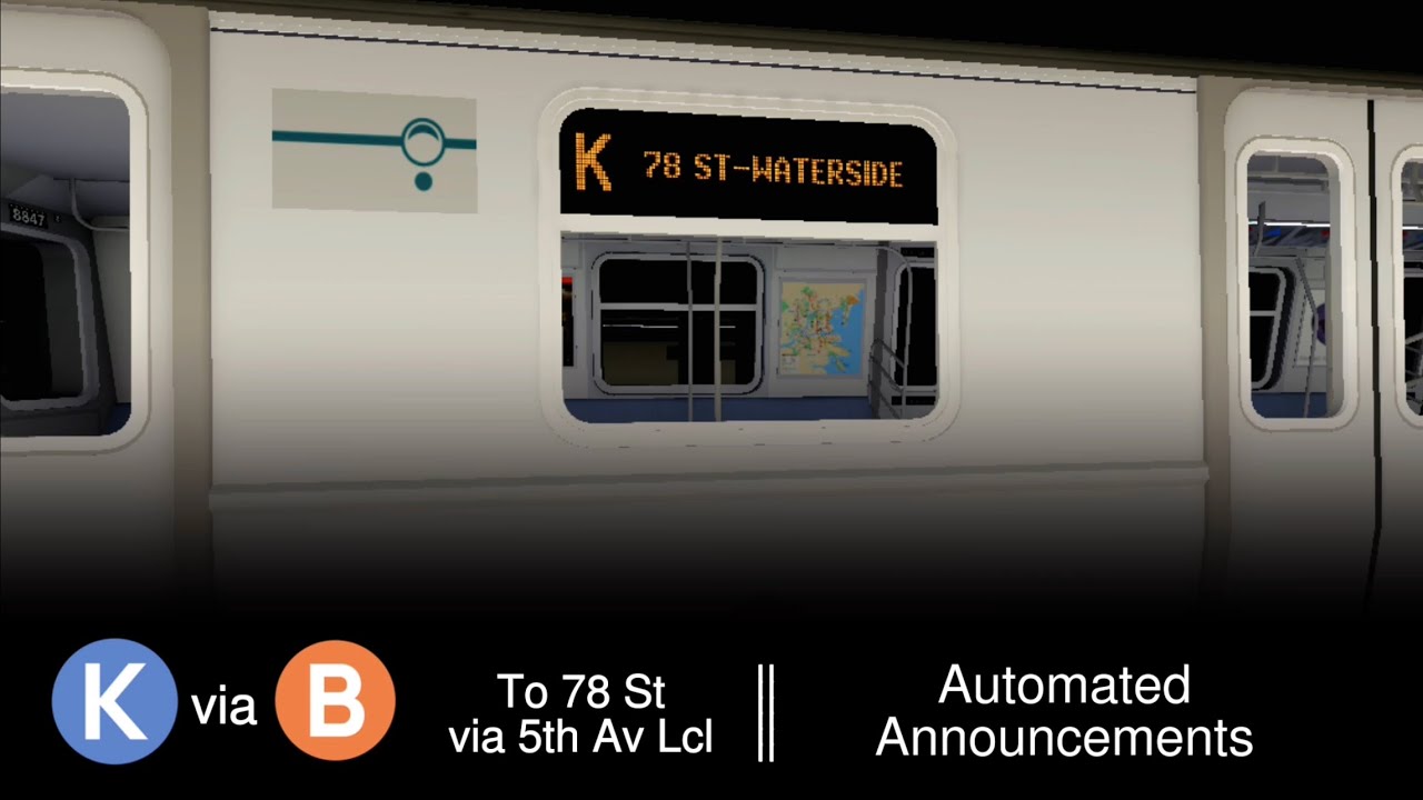 PTA Subway | K Train to 78 St Announcements - From Halson Terminal ...