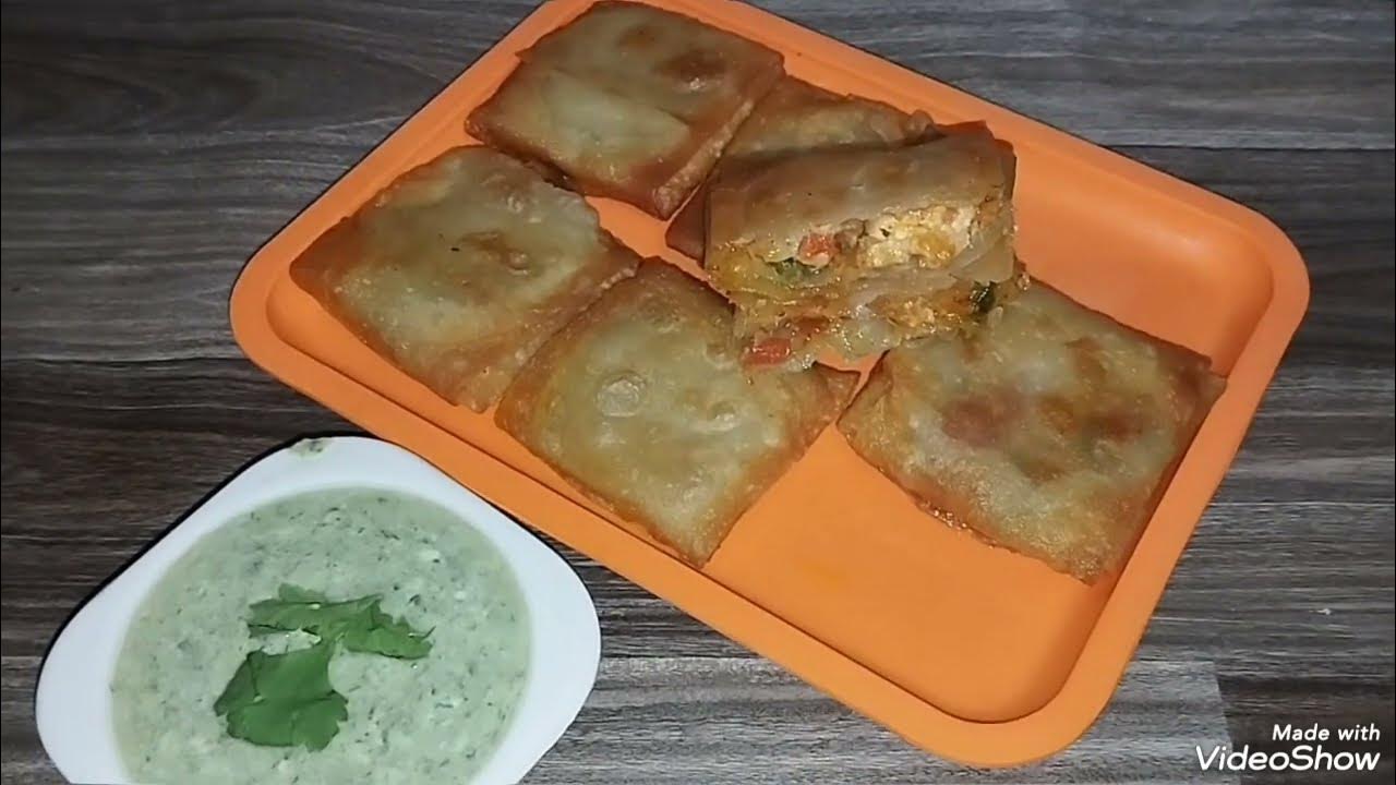 Chicken Fajita parcel/ chicken Box patties/ Ramzan Recipe/ iftar Recipe 😋 - YouTube