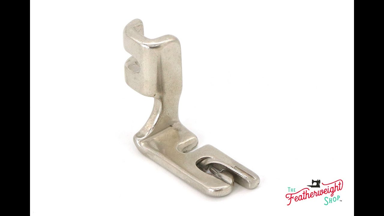 How To Use the Singer Narrow Hemmer Attachment - YouTube