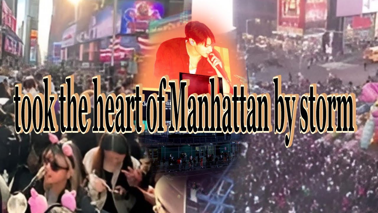 Jungkook Thrills Fans with Surprise Times Square Performance - YouTube