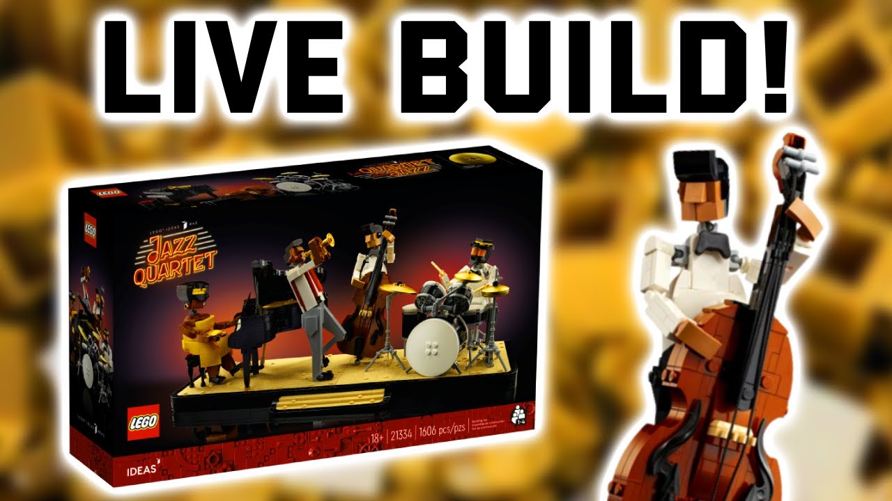 Lego Jazz Quartet Live Build Part 2! - YouTube