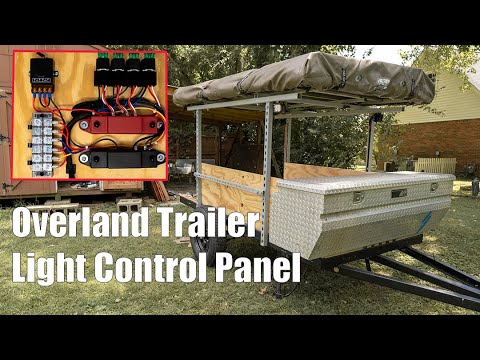 Harbor Freight Overland Trailer: Light Control Panel - YouTube