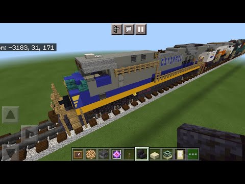 Minecraft Citirail ES44Ac locomotive tutorial - YouTube