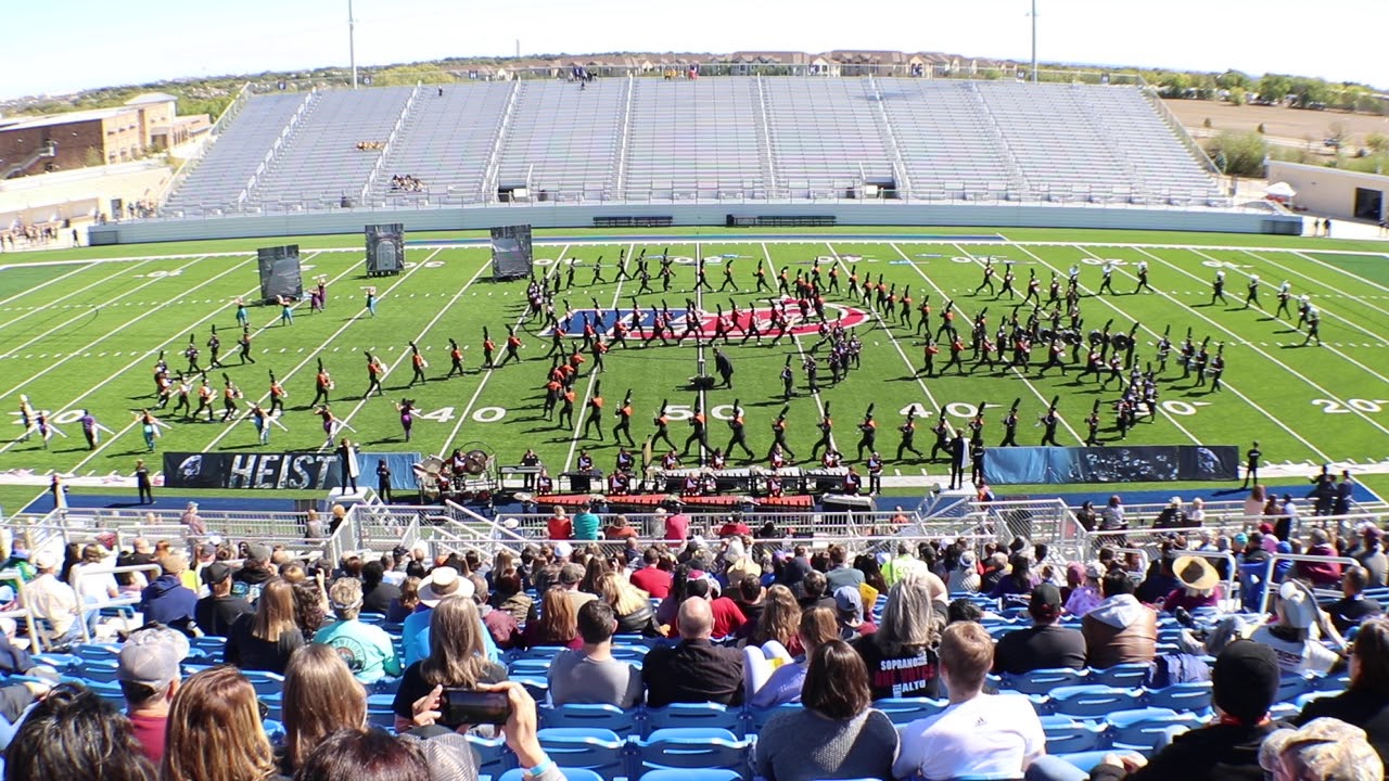 Hutto HS Band, Hutto, Texas 10/26/2019 AREA round one - YouTube