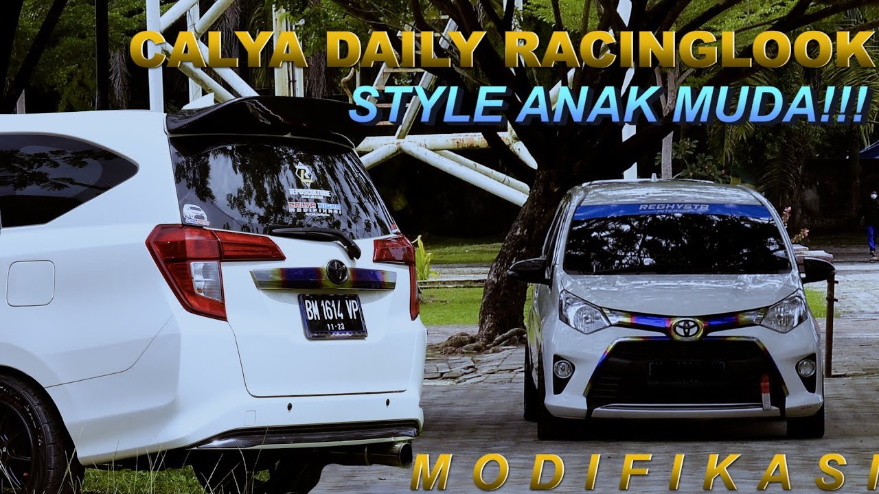Modifikasi calya daily racing look..anak rantau - YouTube