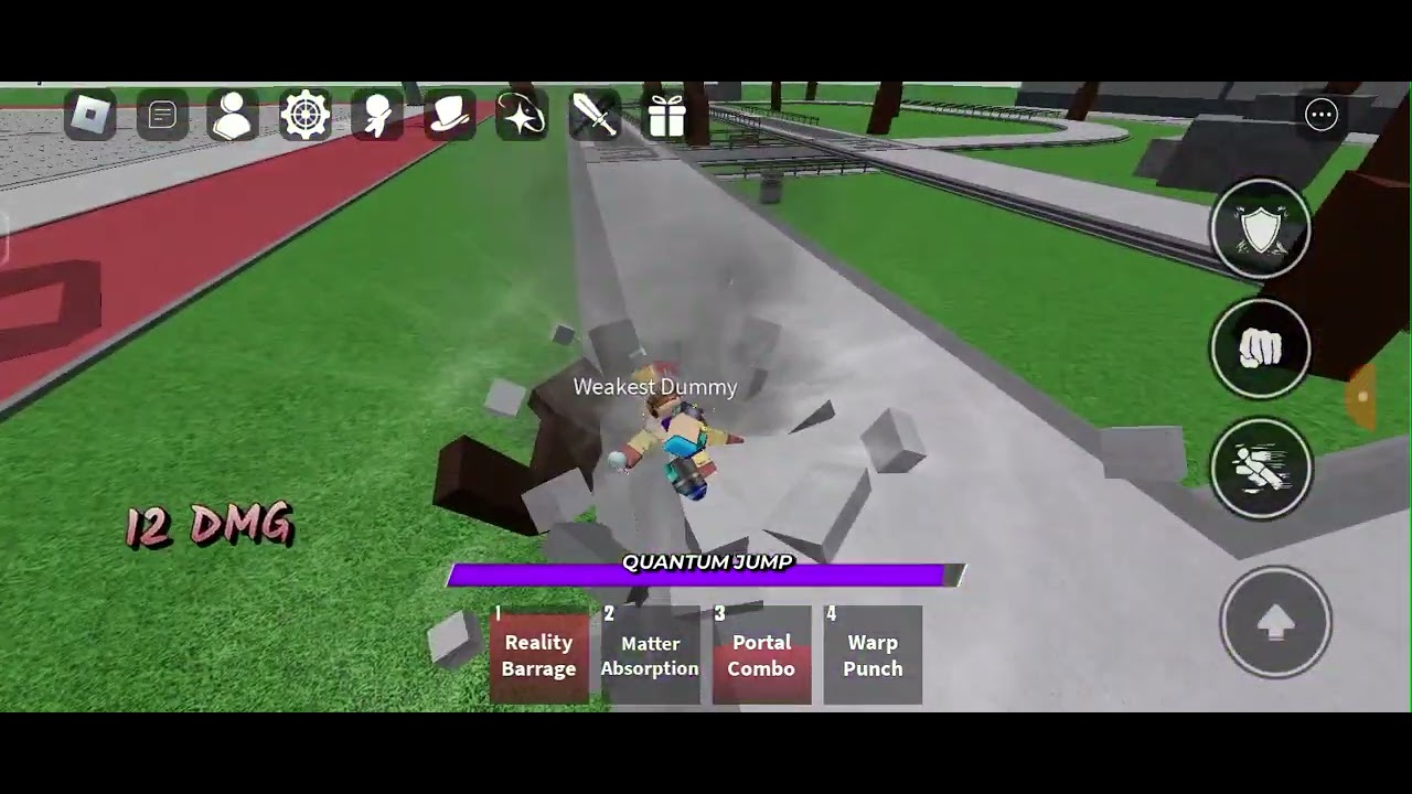 test my new character it's warp portal - YouTube