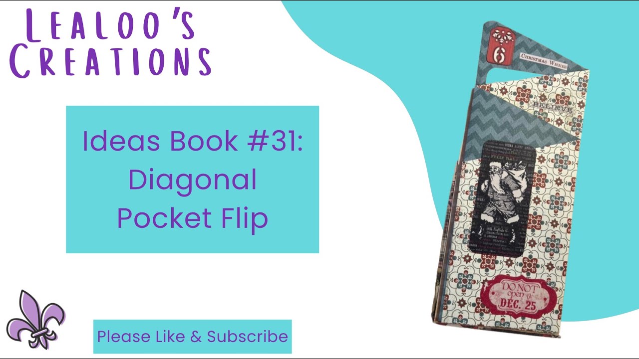 Ideas Book #31 Diagonal Pocket Flip - YouTube