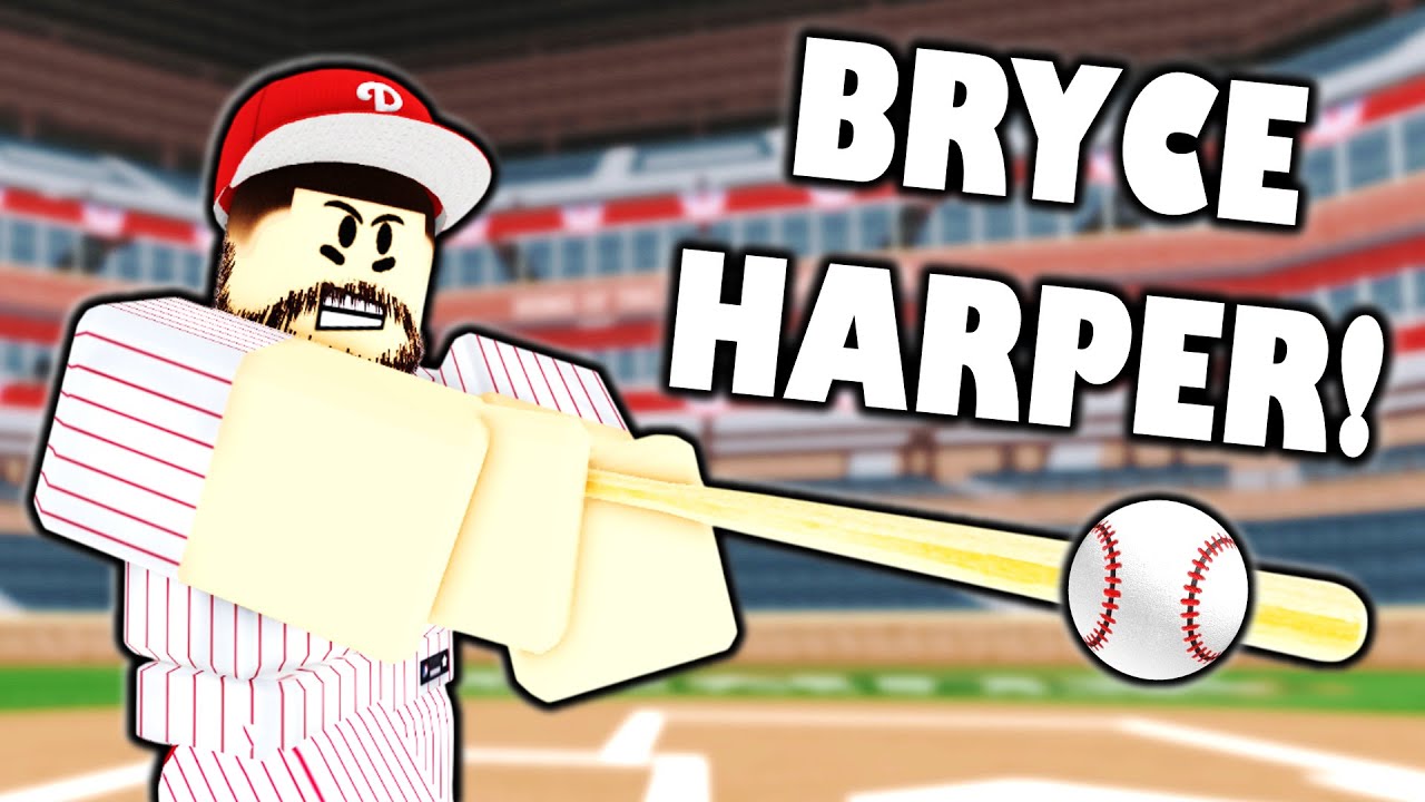 BRYCE HARPER Hits HOME RUNS in Roblox HCBB! - YouTube