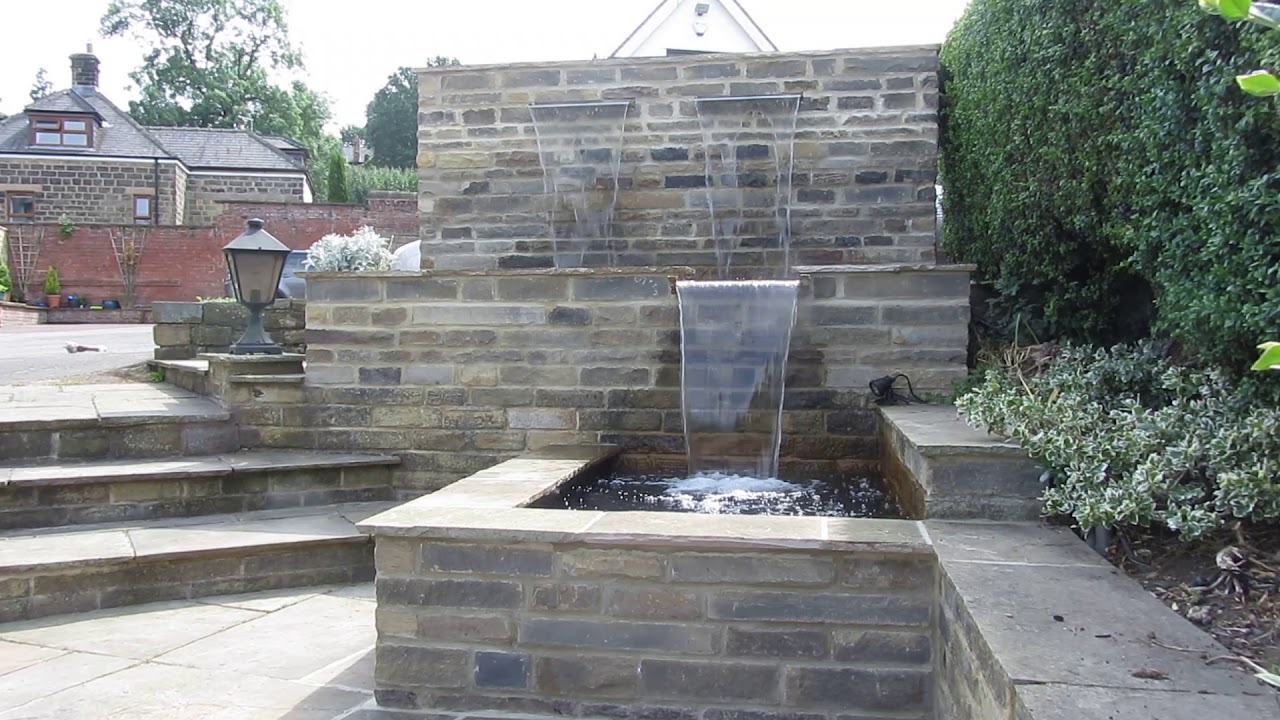 Stepped Pool Waterfeature 2 - YouTube