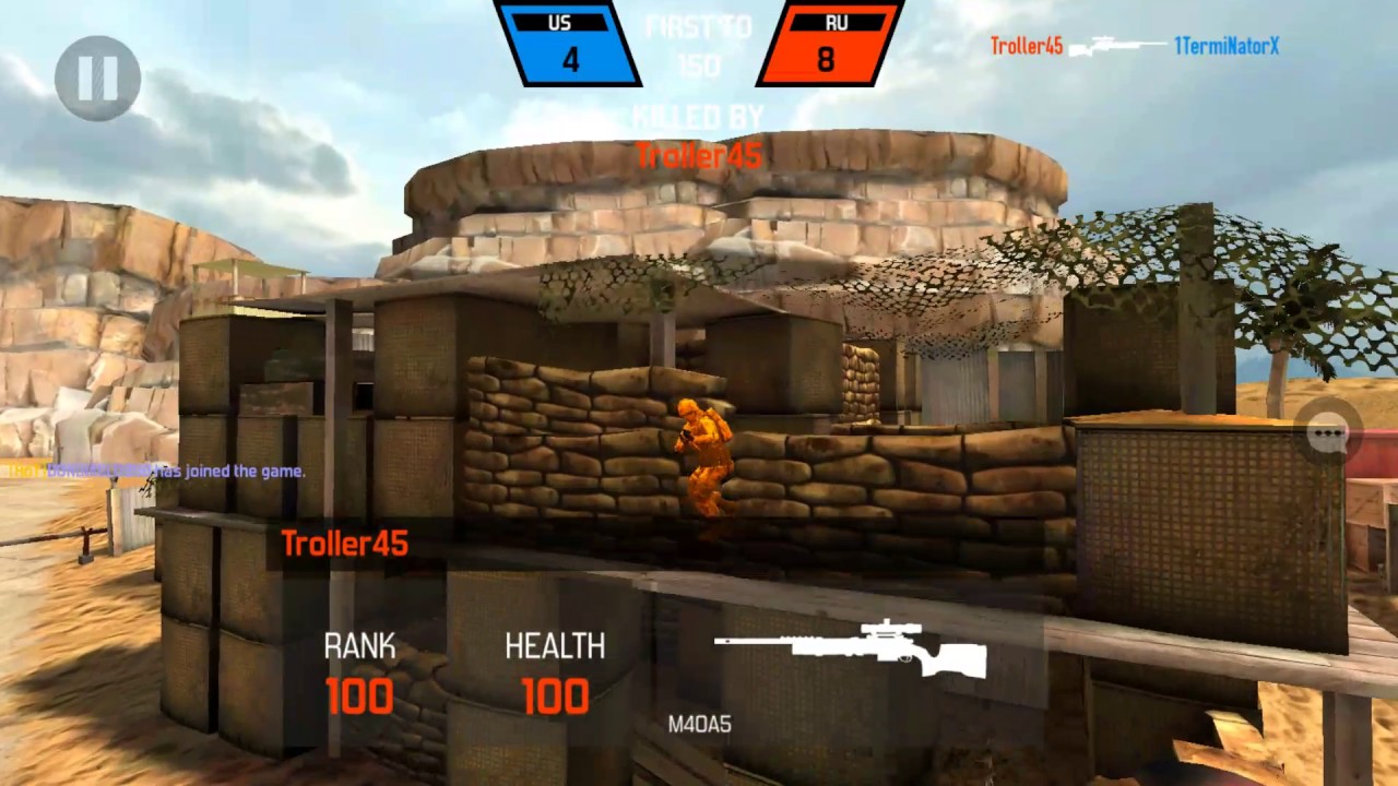 Bullet force#2 Sniping and throwing knifes - YouTube