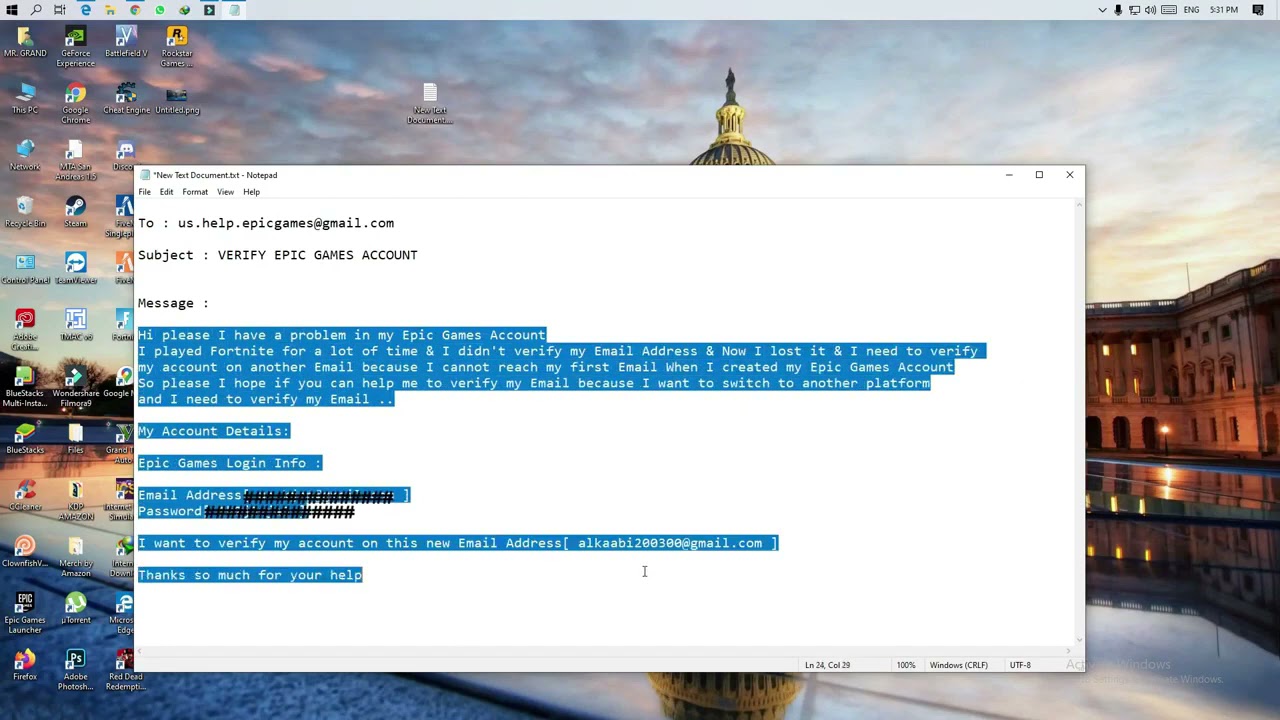 Finally! How to Get Full Access & Confirm Your Epic Games Email Address ...