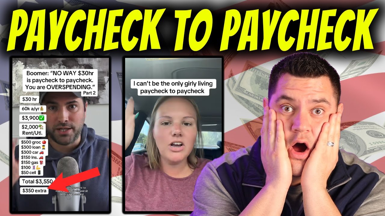 Americans Learn To Live Paycheck To Paycheck | Millions Struggle - YouTube