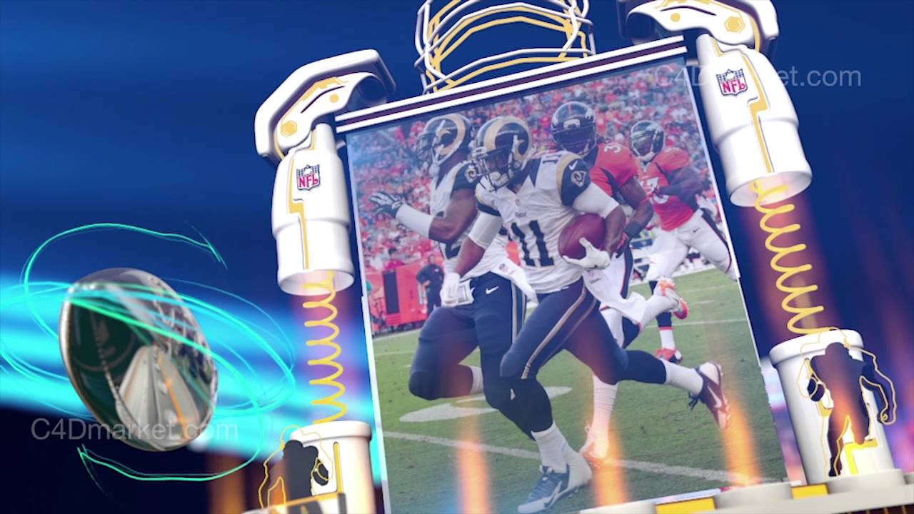 Cinema 4D NFL Super Bowl Animation - YouTube