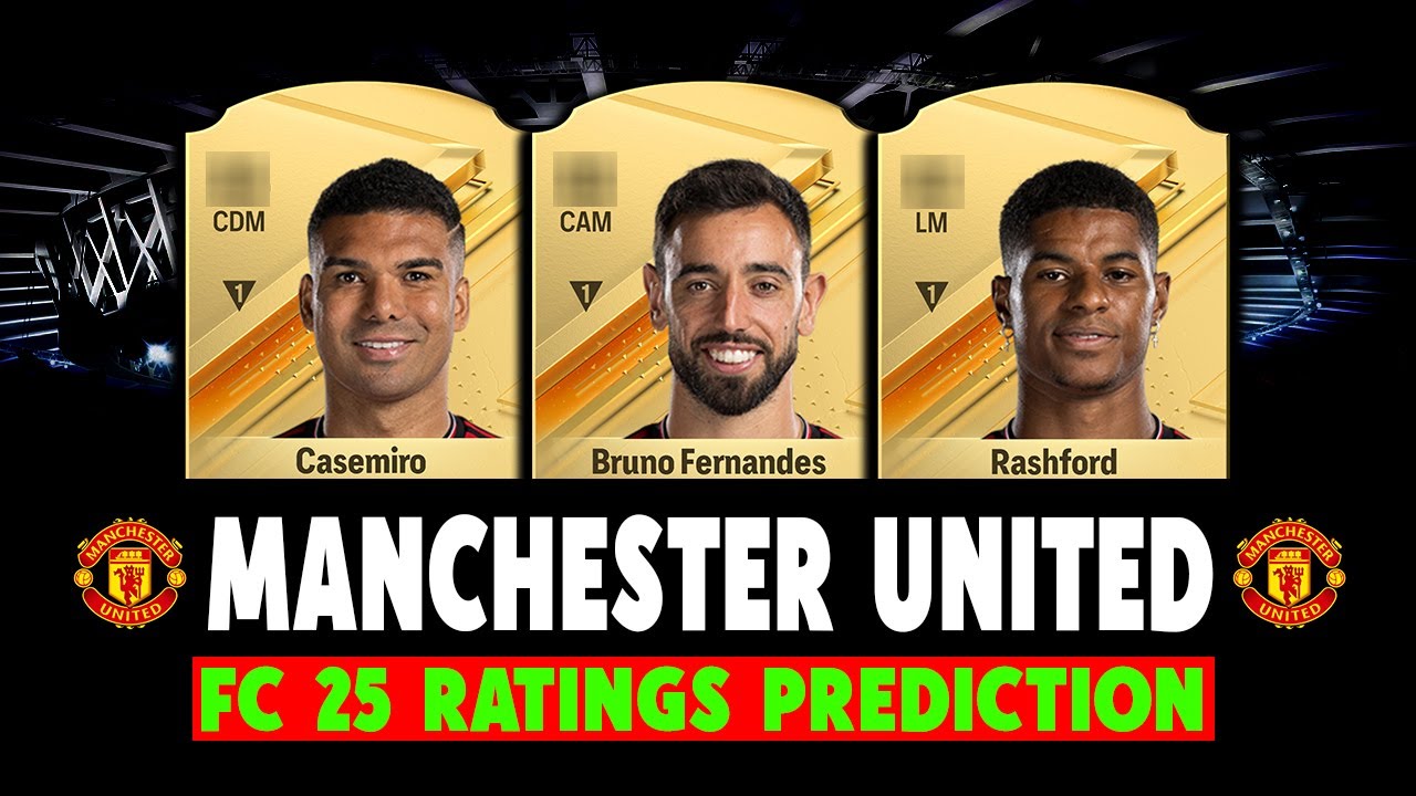 Fc 25 Manchester United Players Ratings Prediction Youtube