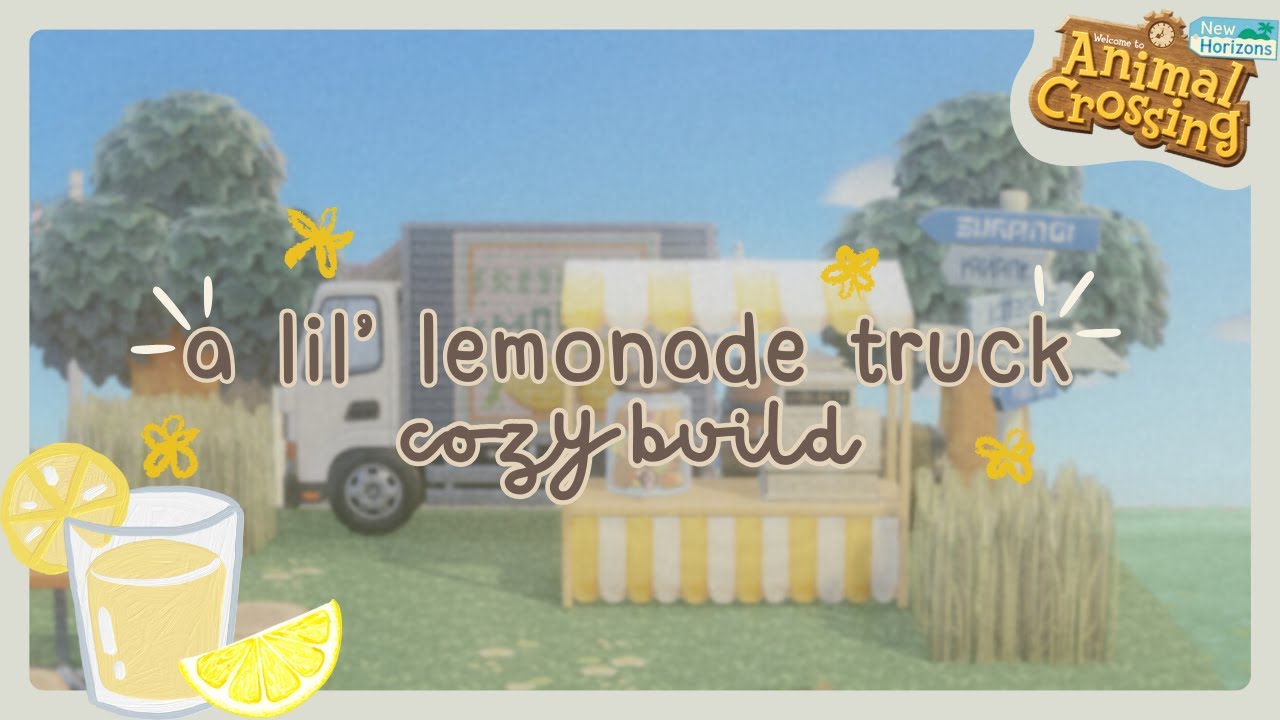 LEMONADE TRUCK COZY BUILD | LET'S PLAY ACNH #24 - YouTube