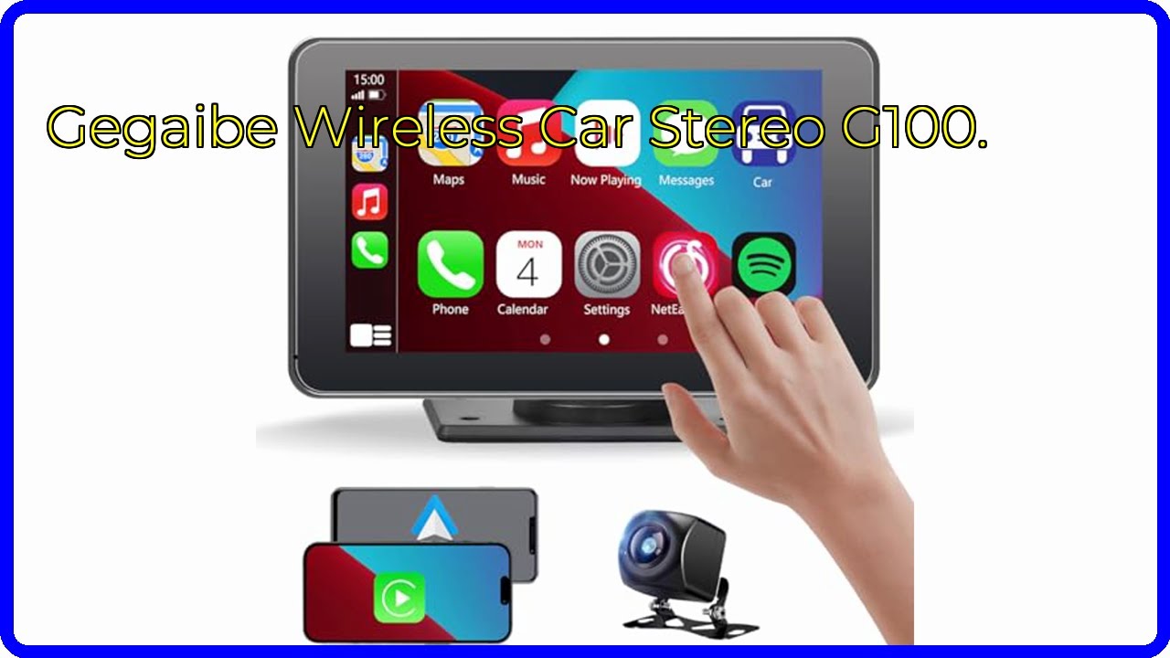 REVIEW (2025): Gegaibe Wireless Car Stereo G100.. First Look. - YouTube