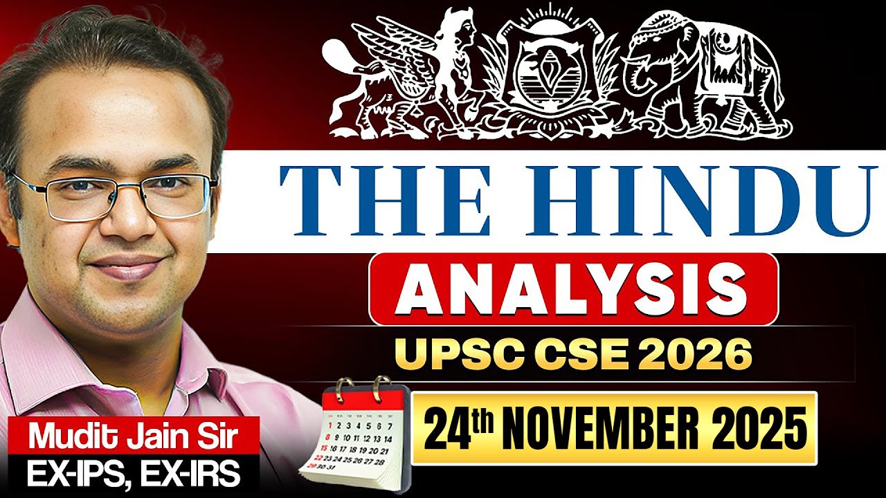 The Hindu Editorial & News Analysis - 24th November - YouTube