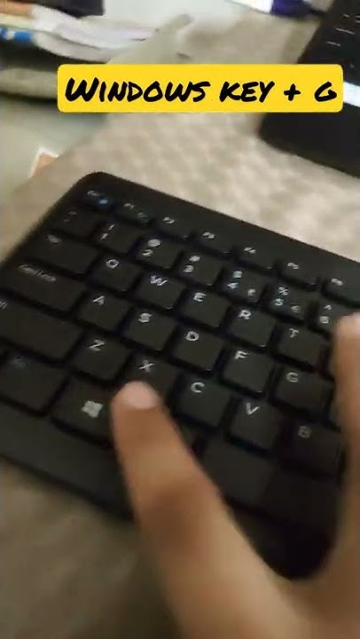 What is function of Windows key + G ? | Xbox game Center | Shortcut ...