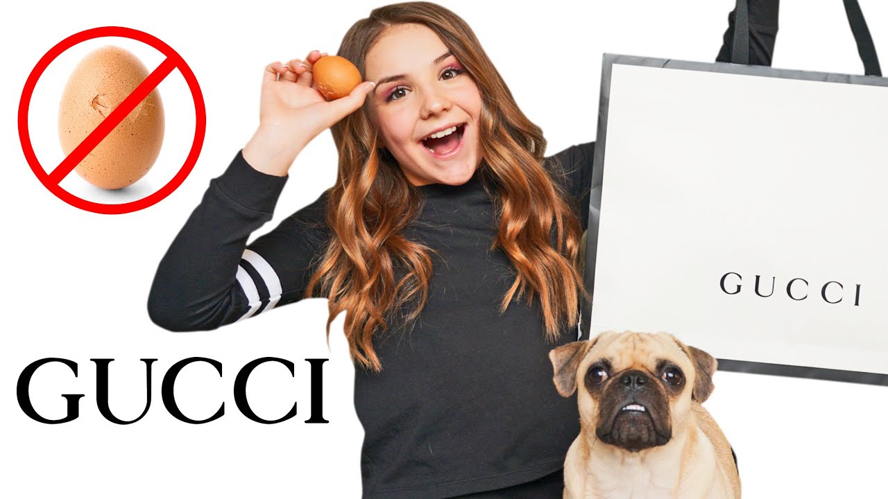 Last To Crack Egg WINS GUCCI Challenge *SHOPPING SPREE* 🛍| Piper ...