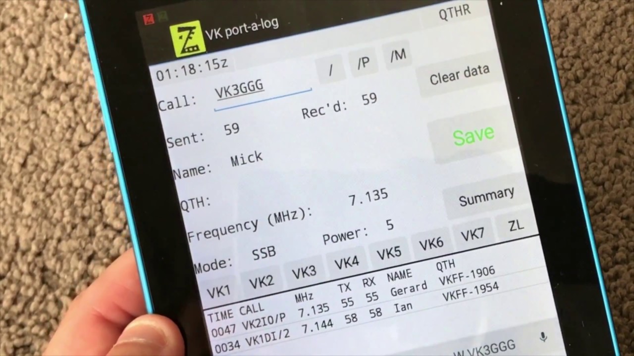 Check out Vk Port-a-Log and how I use it on summits and at home - YouTube