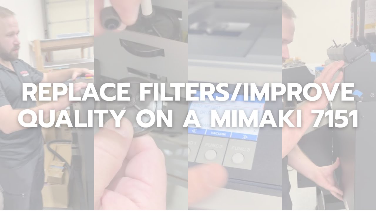 💧 Mimaki 7151 Filter Replacement | Fix Supply & Overflow Issues - YouTube