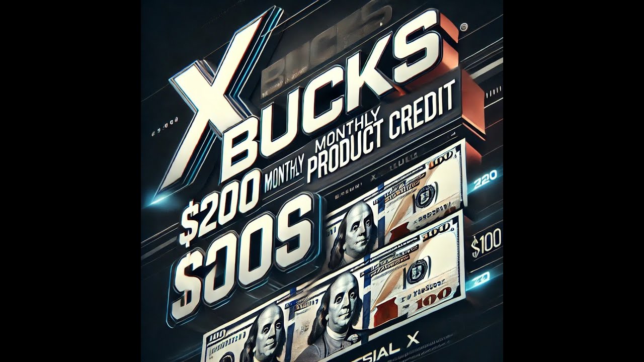 X BUCKS - receive $200 in MONTHLY Product Credits! 🚀 XosialX is ...