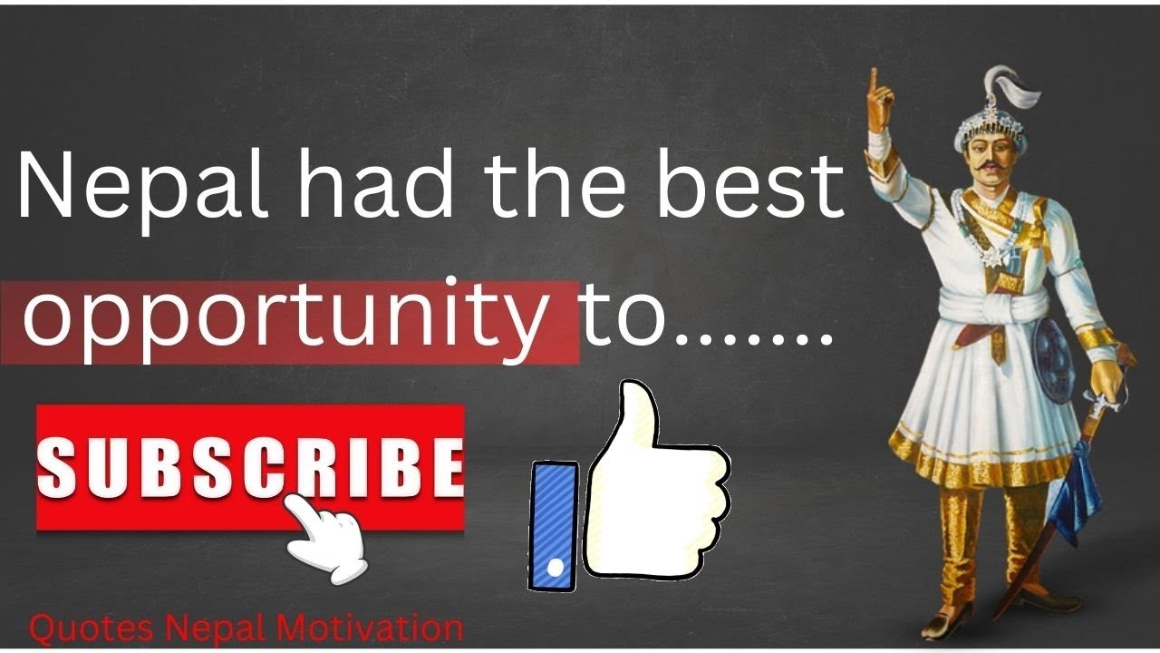 Prithvi Narayan Shah|quotes nepal motivation|nepali quotes|nepali ...