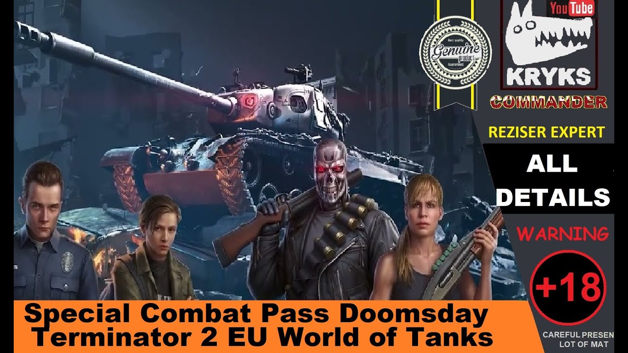 Special Combat Pass Doomsday ALL DETAILS Terminator 2 EU \ World of ...