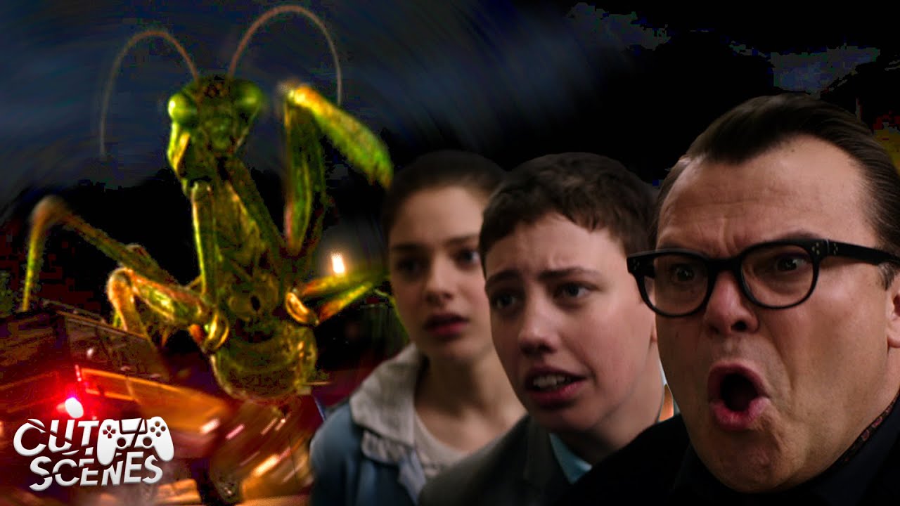 GIANT Praying Mantis Attack Unleashed | Goosebumps (Jack Black) - YouTube