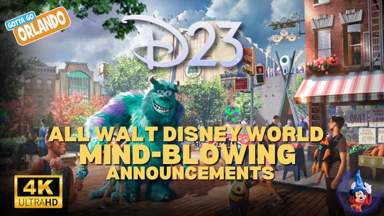 D23 Walt Disney World Mind-Blowing Announcements 2024 - YouTube