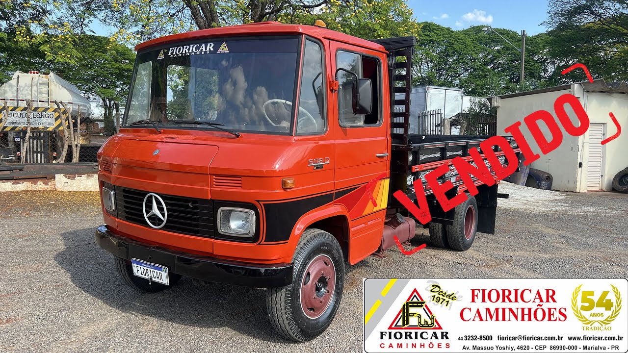 MERCEDES-BENZ 608-D 1976/1976 CARROCERIA 4.50MTS - YouTube