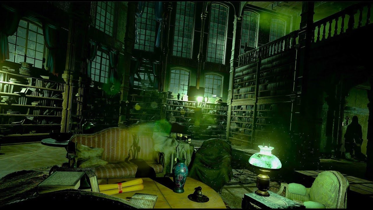 Haunted Manor Ambience | Creepy house,Spooky mansion,Ghosts, Rain ...