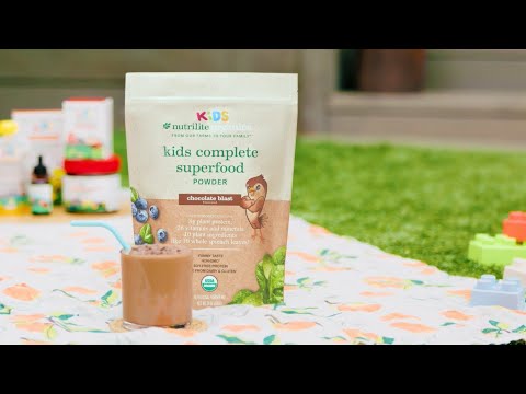 Kids Complete Superfood Powder - Nutrilite Organics - YouTube