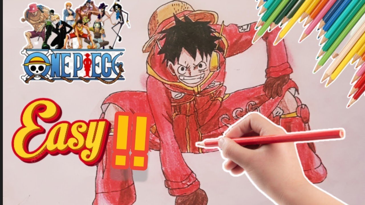 How to Draw Luffy (part-2) || Step by Step Tutorial || One Piece - YouTube