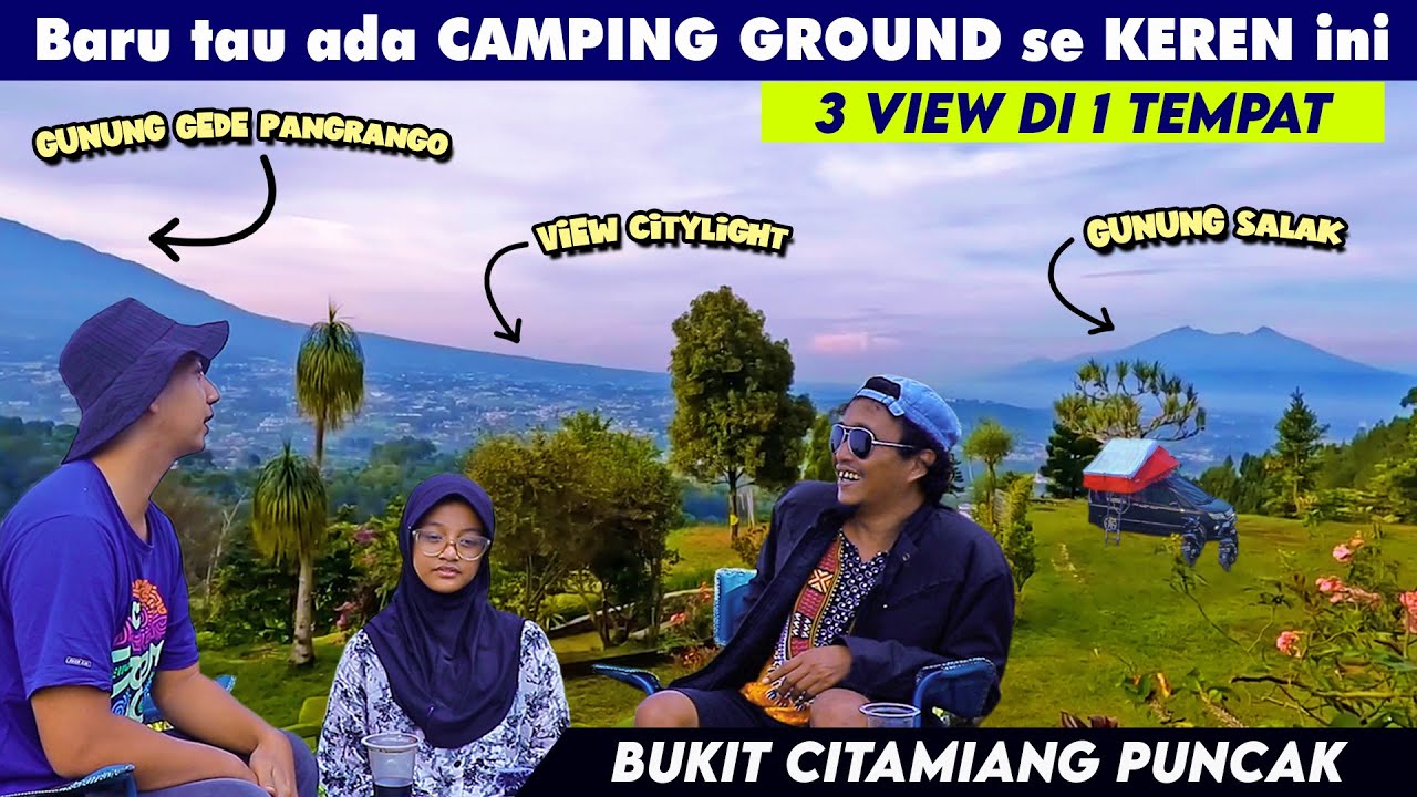 Tempat camping di Bogor dengan view gunung dan city light terbaik ...