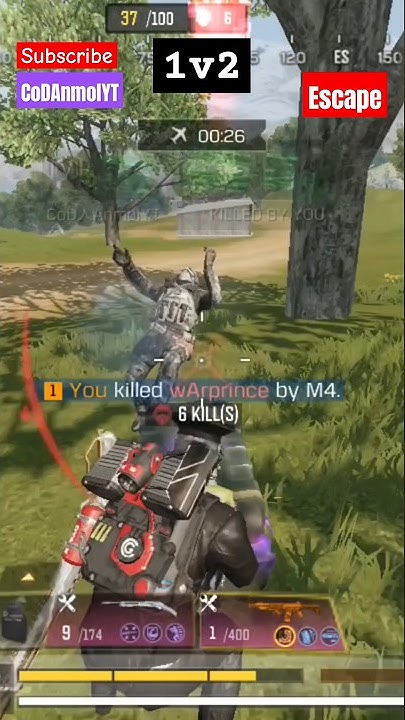 1v2 in Codm With M4 Escape Like This#codm #1v2 #codanmolyt #escape #m4spray #shorts #viral # ...